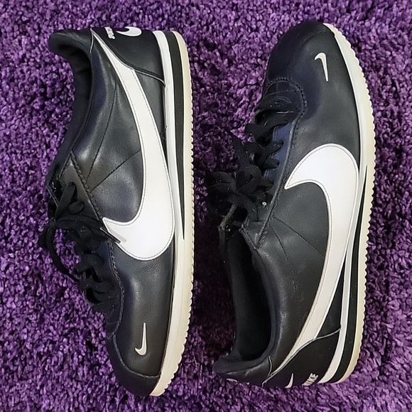 Nike | Shoes | Nike Classic Cortez Sportswear Multi Mini Swoosh Black ...